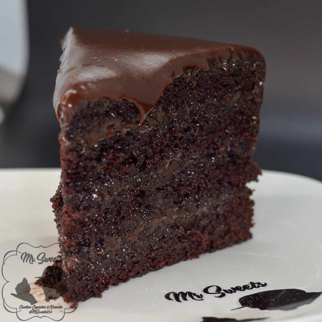 Double Chocolate Layered Cake Slice | Mr. Sweets